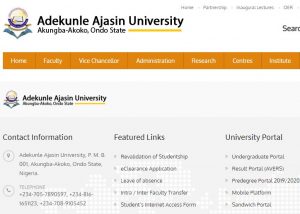 AAUA Courses Offered and Requirements (Adekunle Ajasin University)