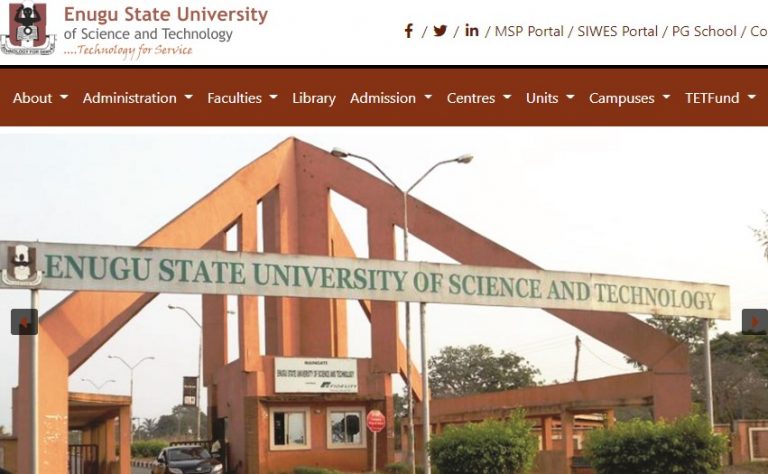WWW.ESUT.EDU.NG | ESUT Portal 2024 [Student, Admission & Result]