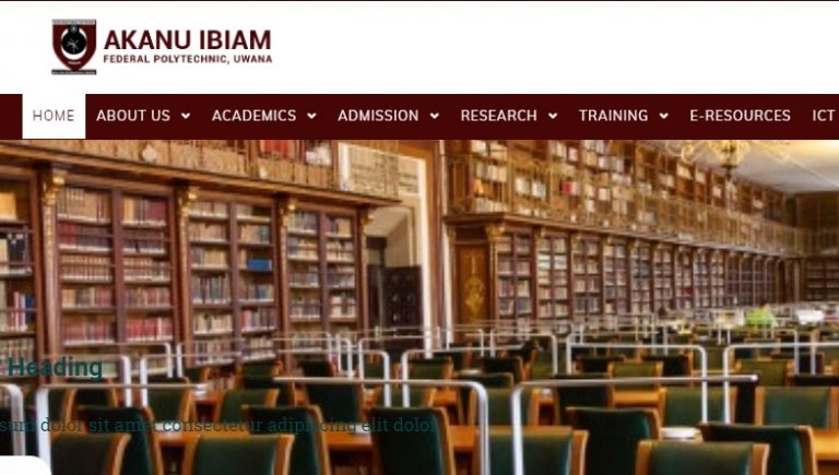 Akanu Ibiam Federal Poly Post UTME Form 2024/2025 (ND & HND)