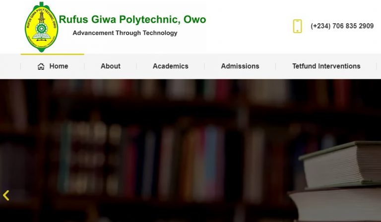 Rufus Giwa Poly (RUGIPO) Admission List 2024/2025 (1st & 2nd Batch)